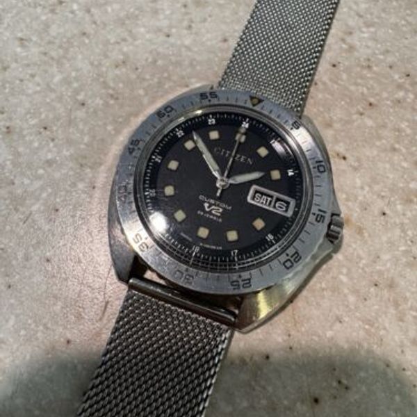 Vintage Citizen V2 Ref. 4-720491Y Menâ s Stainless Steel Dive Watch ...