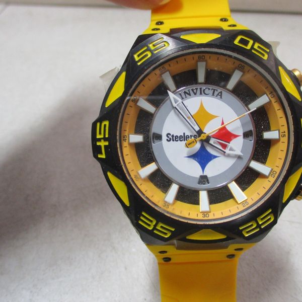Invicta NFL Pittsburgh Steelers Mens Watch | WatchCharts Marketplace