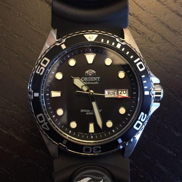 FS: Orient Ray II - Black Dial and Rubber Strap | WatchCharts