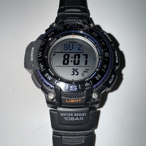 Casio Alti Baro Watch SGW-1000 3439 Super Illuminator Triple Sensor ...