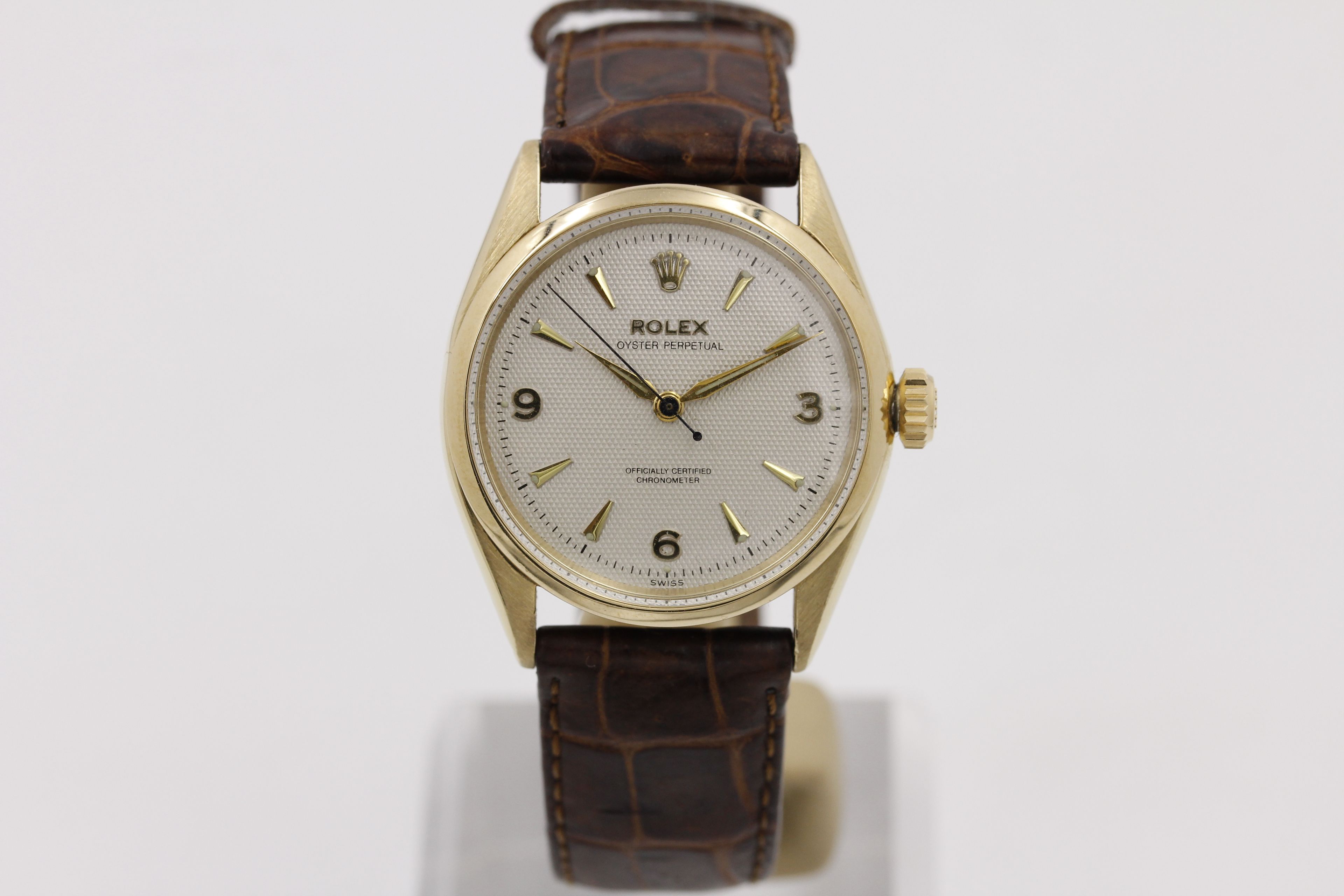 FSOT: ROLEX 6564 Vintage Oyster Perpetual 34mm - From 1955 w/Papers ...
