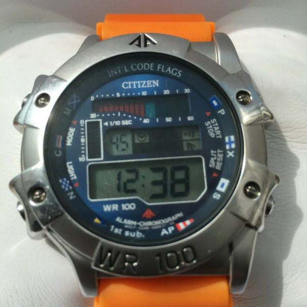 Citizen Vintage Promaster Windsurfing Chronograph Alarm Watch D28B ...