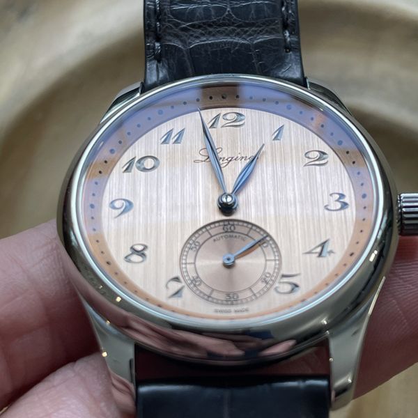 Longines Master Collection Small Seconds Ref. L2.843.4.93.2 Salmon dial ...