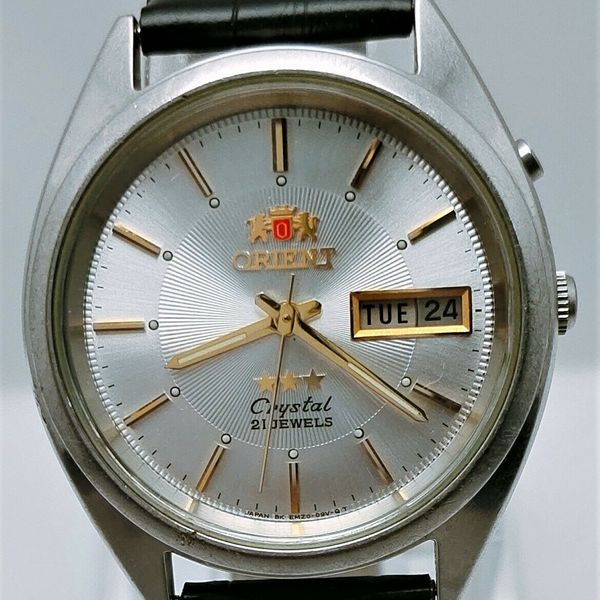 VINTAGE ORIENT CRYSTAL EM04-C3-B CA MEN'S WATCH | WatchCharts Marketplace
