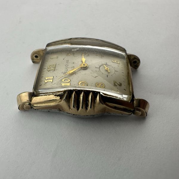 VINTAGE BULOVA GRAMATAN 21j 10BM DECO DIAL WRIST WATCH L3 MENS 1953 ...