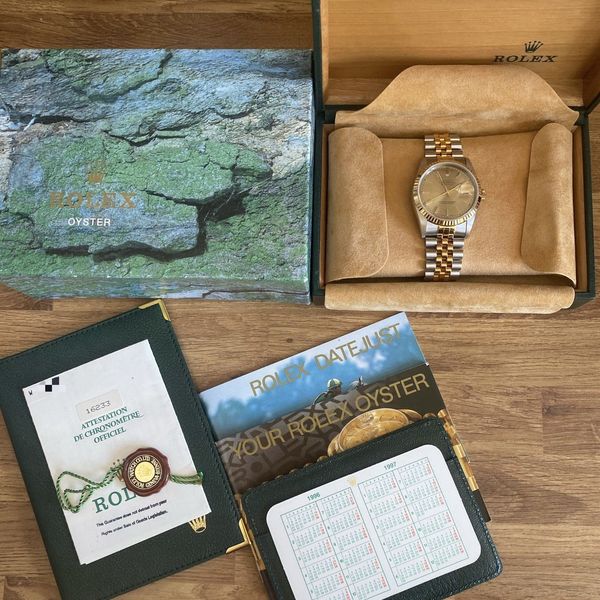 Rolex Datejust 16233, 36mm, 1996, New Old Stock With Stickers, Full Set ...