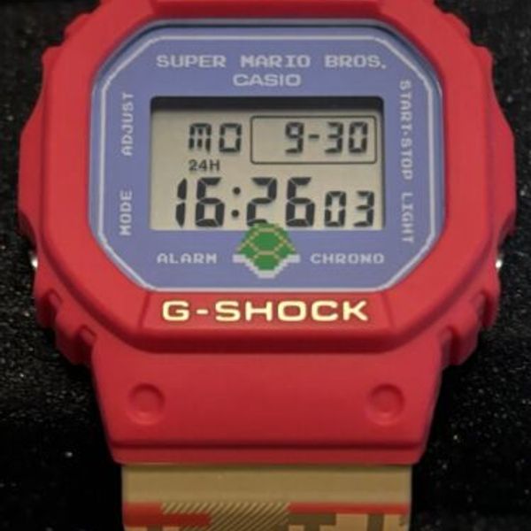 Super Mario Casio gshock | WatchCharts Marketplace