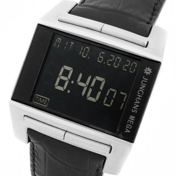 JUNGHANS MEGA 1000 AVANTGARDE FUNK ALARM CHRONOGRAPH SAPPHIRE DIGITAL ...
