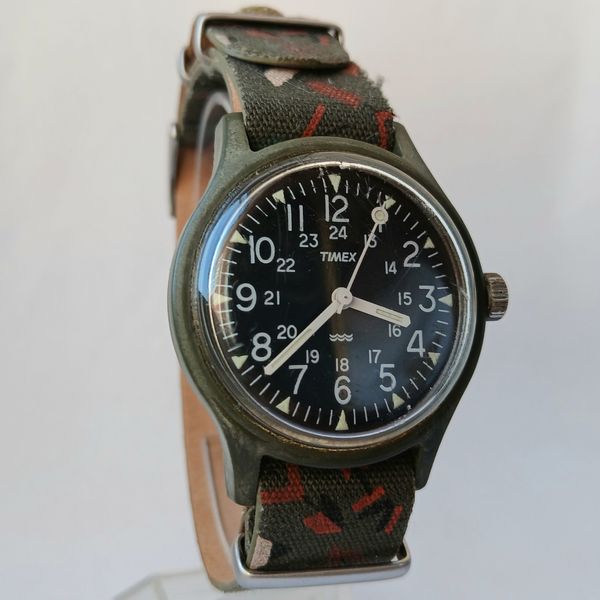 Vintage Timex Camper Mechanical Field Watch 1980s "MacGyver" GWO ...