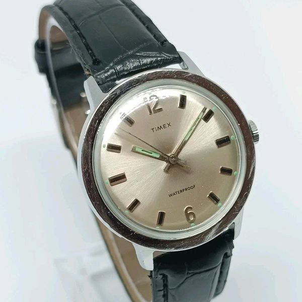 Vintage watch TIMEX MARLIN 1971 MEN'S Mechanical Wrist Watch Great ...