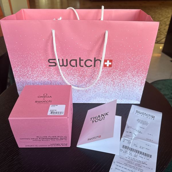 Swatch x Omega Mission To The Pink Moonphase ð | Brand New Moonswatch ...