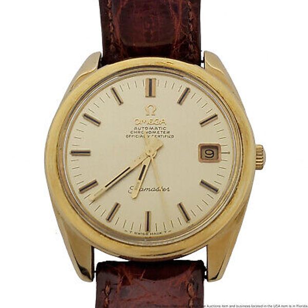 Omega Seamaster Chronometer Officially Certified Automatic Mens Vintage ...
