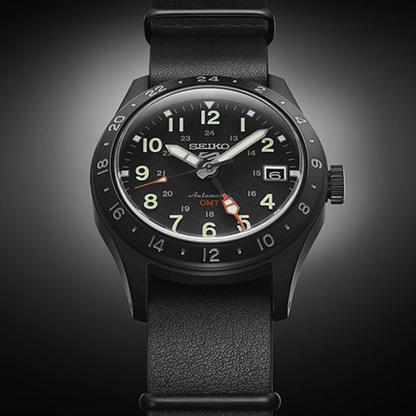 Seiko 5 Sports Field GMT Automatic Men's Watch (Black) | WatchCharts ...