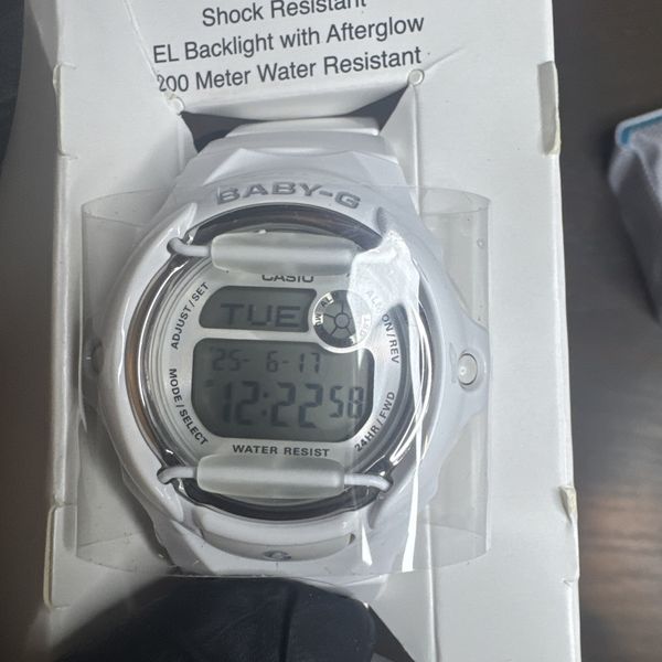 Casio Ladies White Baby G-Shock World Time Watch, Alarm, Indiglo, 200M ...
