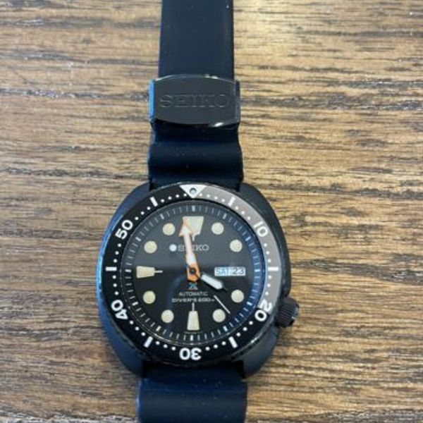 Seiko Prospex SRPC49K1 Black series ' Ninja Turtle' Automatic 200M ...