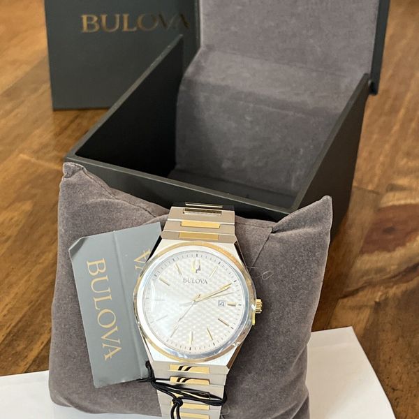 BULOVA Two-Tone CLASSIC Stainless Steel 39 mm Men's Watch - 98B424 MSRP ...
