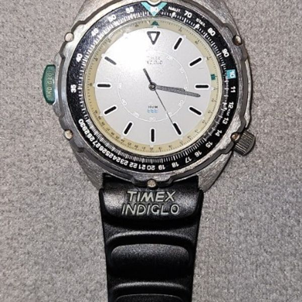Vintage Origina1 Timex Intrepid 1995 Rare 46mm Diver Watch Working ...