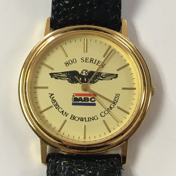 Rare Vintage 800 Series ABC Bulova Watch American Bowling Congress ...