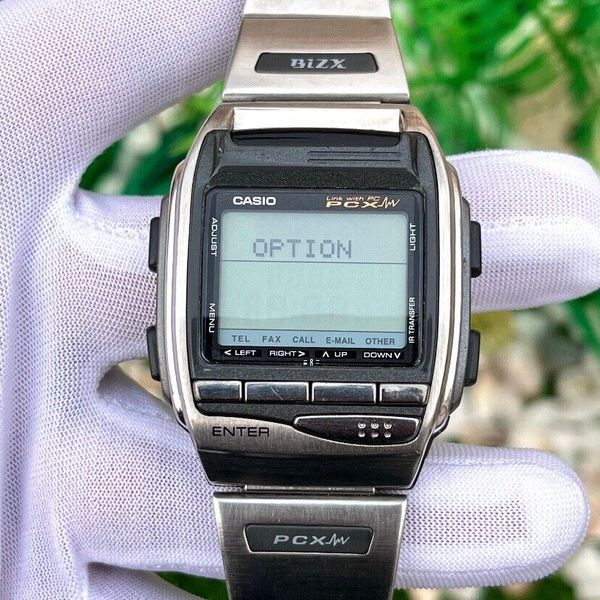 Rare Vintage Casio HBX-100 BIZX Digital PCX Computer Japan Men's Watch ...