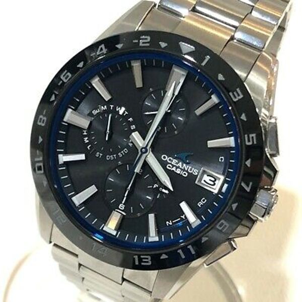 CASIO OCW-T3000 Classic line Oceanus Radio Solar Chronograph Wristwatch | WatchCharts
