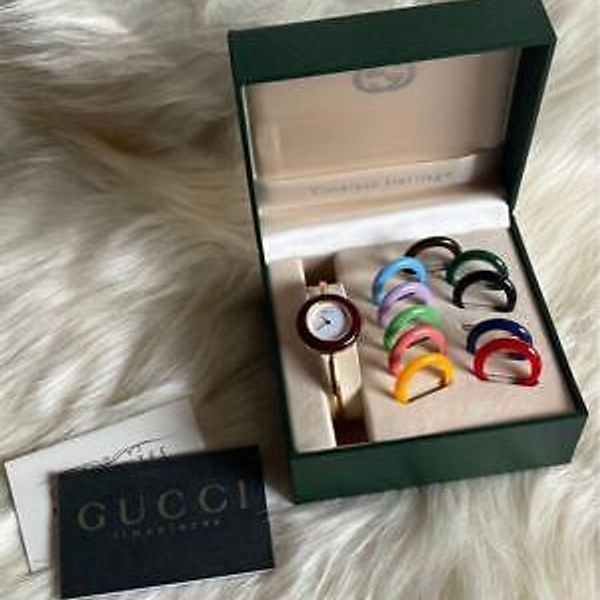GUCCI Timeless Heritage Changeable Bezel Watch Collector's Set ...