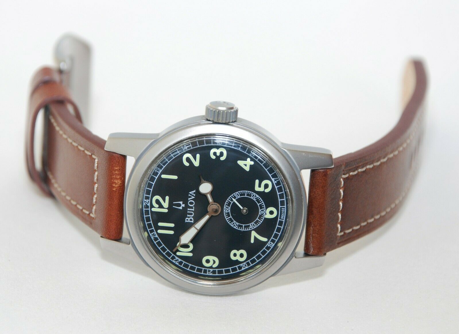 Bulova Re Issue 96a102 Military Commemorative Hack Watch Vintage Style ...