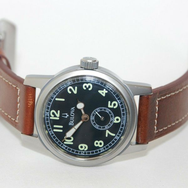 Bulova Re Issue 96a102 Military Commemorative Hack Watch Vintage Style ...