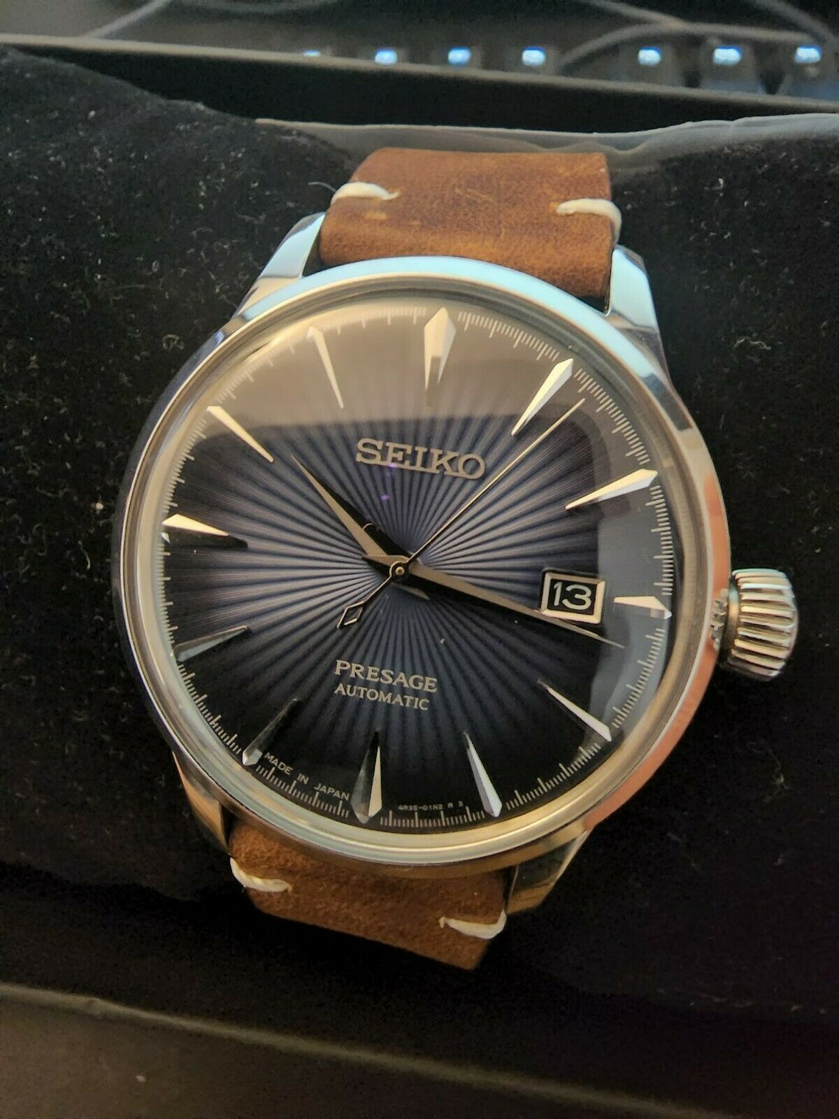 Seiko Presage Blue Men's Watch - SRPB41 | WatchCharts