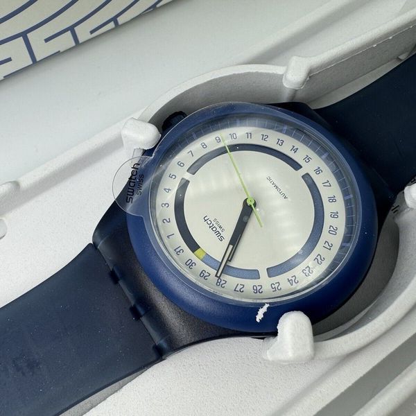 Swatch Sistem51 Hodinkee Stoplight Watch Neon Remix 42mm SO30Z40 NEW ...