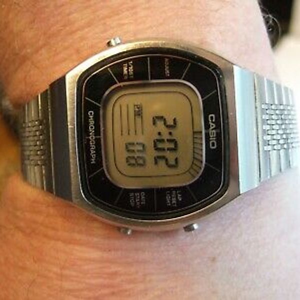 VERY RARE 1979 Superb Casio CASIOTRON 56CS-50 LCD Chrono - Timer Watch ...