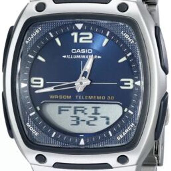 Casio Men's AW81D-2AV Ana-Digi Stainless Steel Watch | WatchCharts ...