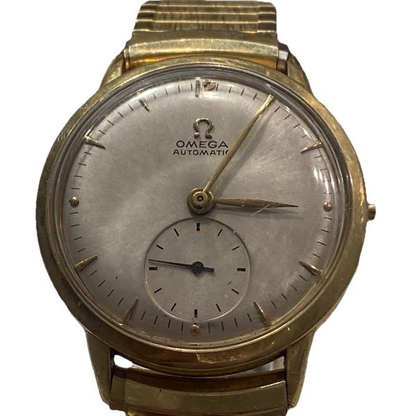 Vintage Omega Swiss Men's Automatic Watch 14k Gold Functioning Works ...