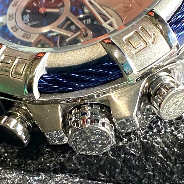 INVICTA BOLT, #24696 QUARTZ CHRONO, GLASS FIBER BLUE, MEN'S, 100 WR, BR ...