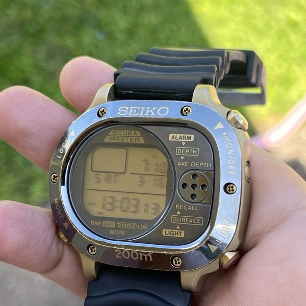 Seiko M725 Very Rare Vintage Diver/depth Meter. | WatchCharts Marketplace