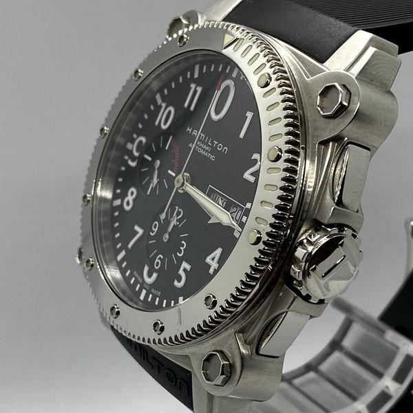 HAMILTON Khaki BELOW ZERO H786160 Automatic Chronograph Black from JP ...