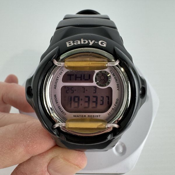 Casio Baby G Shock 3252 BG-169M-1 Black Pink Ladies Digital Watch ...