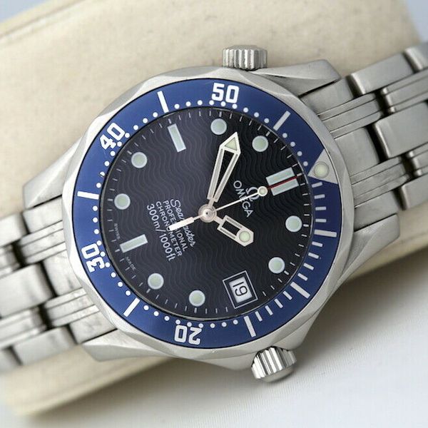 Omega Seamaster Professional Blue Mid-Size Automatic Watch 2551.80 ...