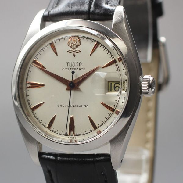 RARE! Vintage Tudor Big Rose Oysterdate Ref.7962 Manual Winding 34MM ...