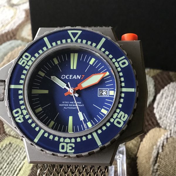 Ocean 7, LM 7 Titanium Professional, Ploprof Style, 1250 Meter Diver w ...