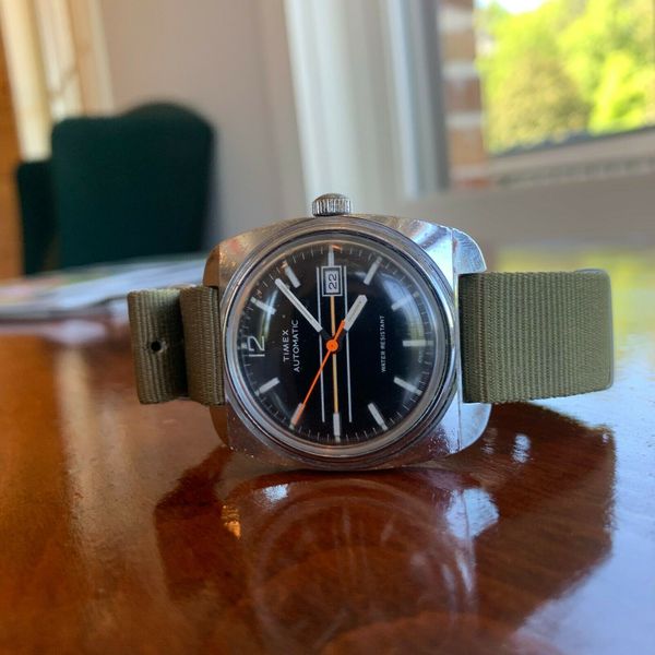 VINTAGE TIMEX AUTOMATIC MENS WATCH 47671 03277 | WatchCharts Marketplace