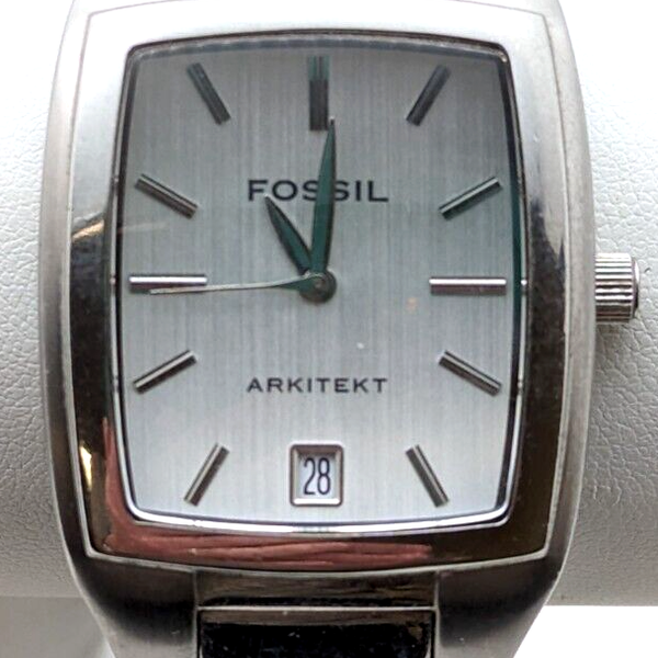 Men's Fossil Arkitekt Stainless Steel Dress Watch - Tank style - 50m ...