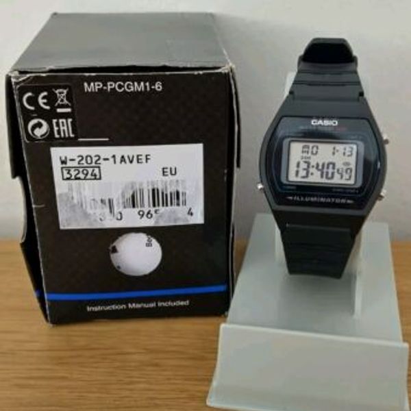 Casio W202-1AVEF Module 3294 Illuminator Digital Watch Includes Box ...