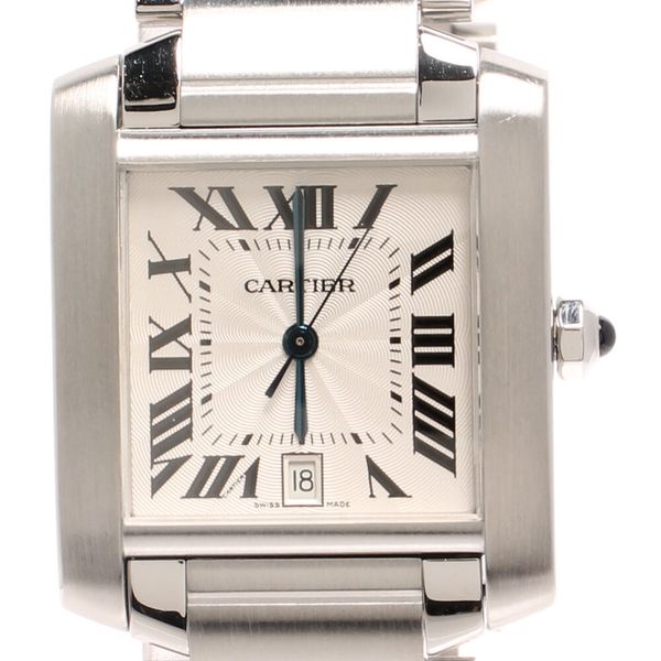 [Used] Cartier watch tank française automatic winding 2302 Ladies ...