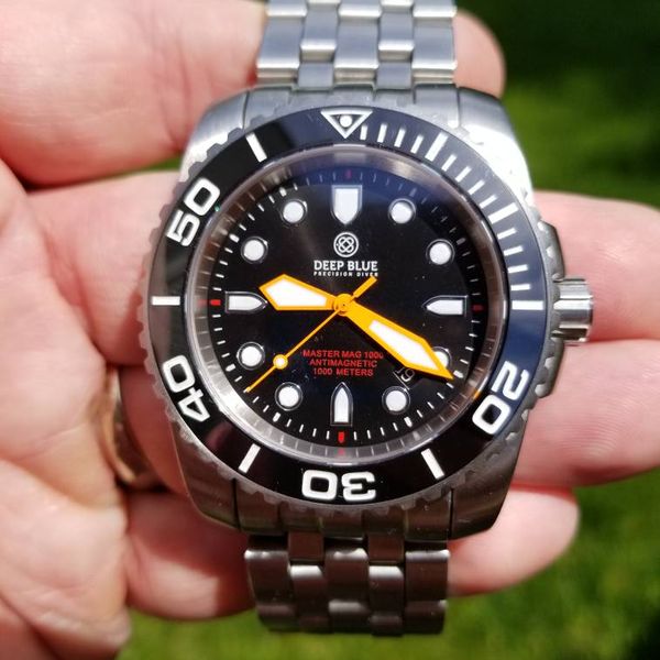 DEEP BLUE MASTER MAG ETA 2824 | WatchCharts Marketplace