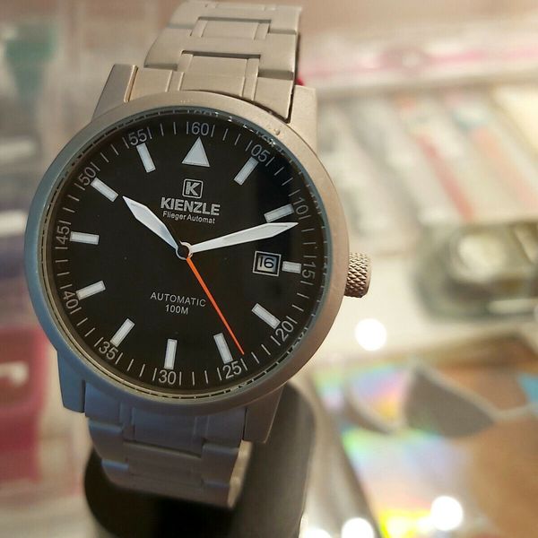 KIENZLE FLIEGER AUTOMAT MILITARY STYLE WATCH 100M Mechanical (AUTOMATIC ...