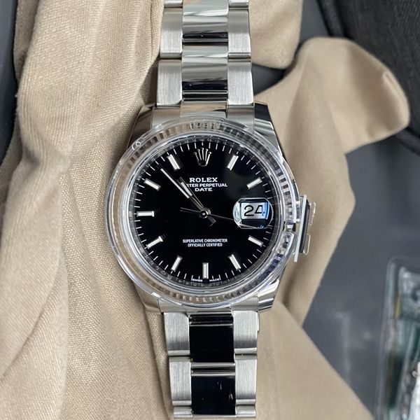2021 Rolex 115234 Oyster Perpetual Date Black Dial 34mm *MINT ...