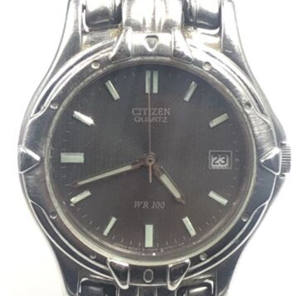 Vintage Citizen WR 100 Quartz Wrist Watch Works for Men | WatchCharts ...