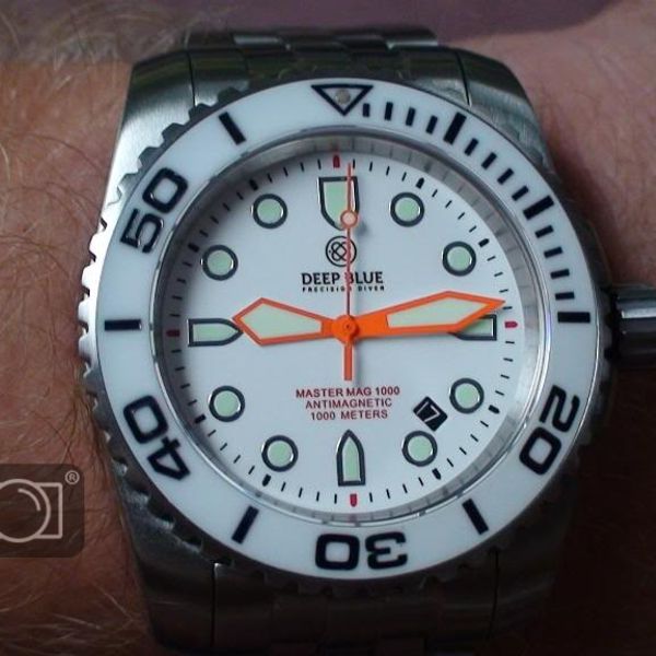 SOLD!! Deep Blue ***WHITE MASTER MAG*** Ceramic Bezel! | WatchCharts ...
