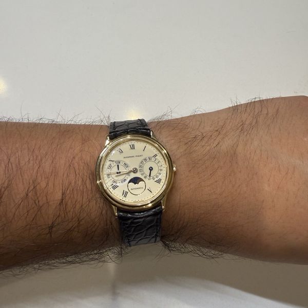 Audemars Piguet Day Date Moon Phase Automatic W/ Original AP Gold ...