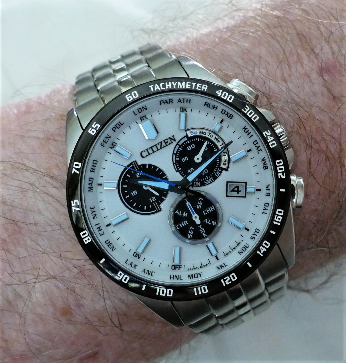 FS - Citizen Collection CB5874-90A Eco-Drive Chronograph Atomic Radio ...